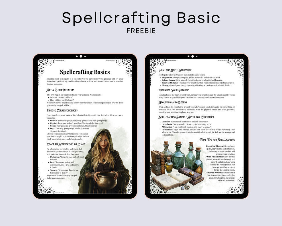 Free Guide: Spellcrafting Basics – Morgana Magick Shop